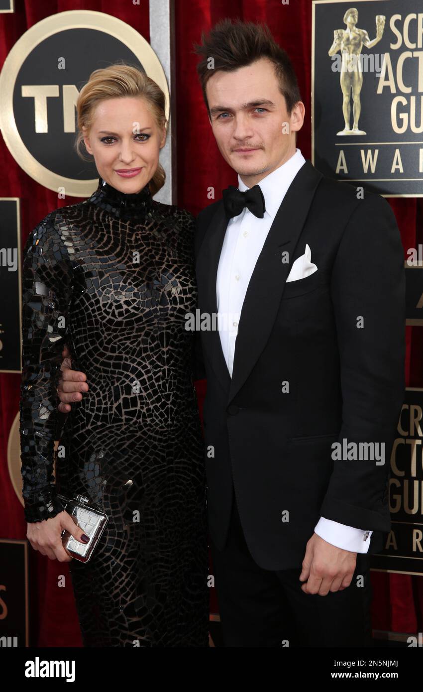 Aimee Mullins and Rupert Friend arrive at the 20th annual Screen Actors ...