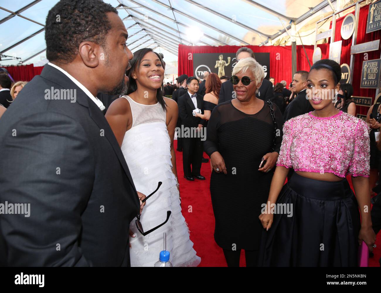 Lee Daniels, Clara Daniels, Valerie Washington and Kerry Washington ...