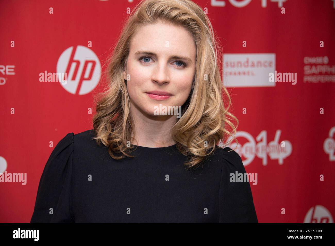Actress Brit Marling poses for a picture at the premiere for the film ...