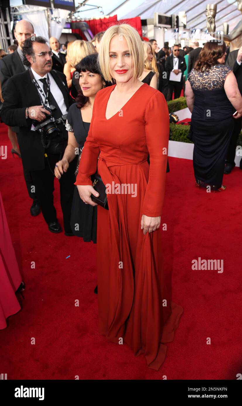 Patricia Arquette arrives at the 20th annual Screen Actors Guild Awards ...