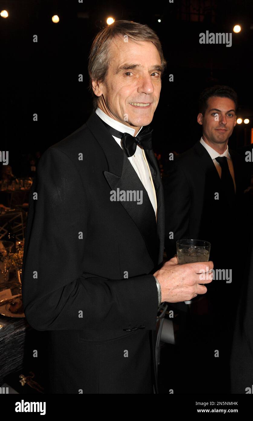 Jeremy Irons poses in the audience at the 20th annual Screen Actors ...