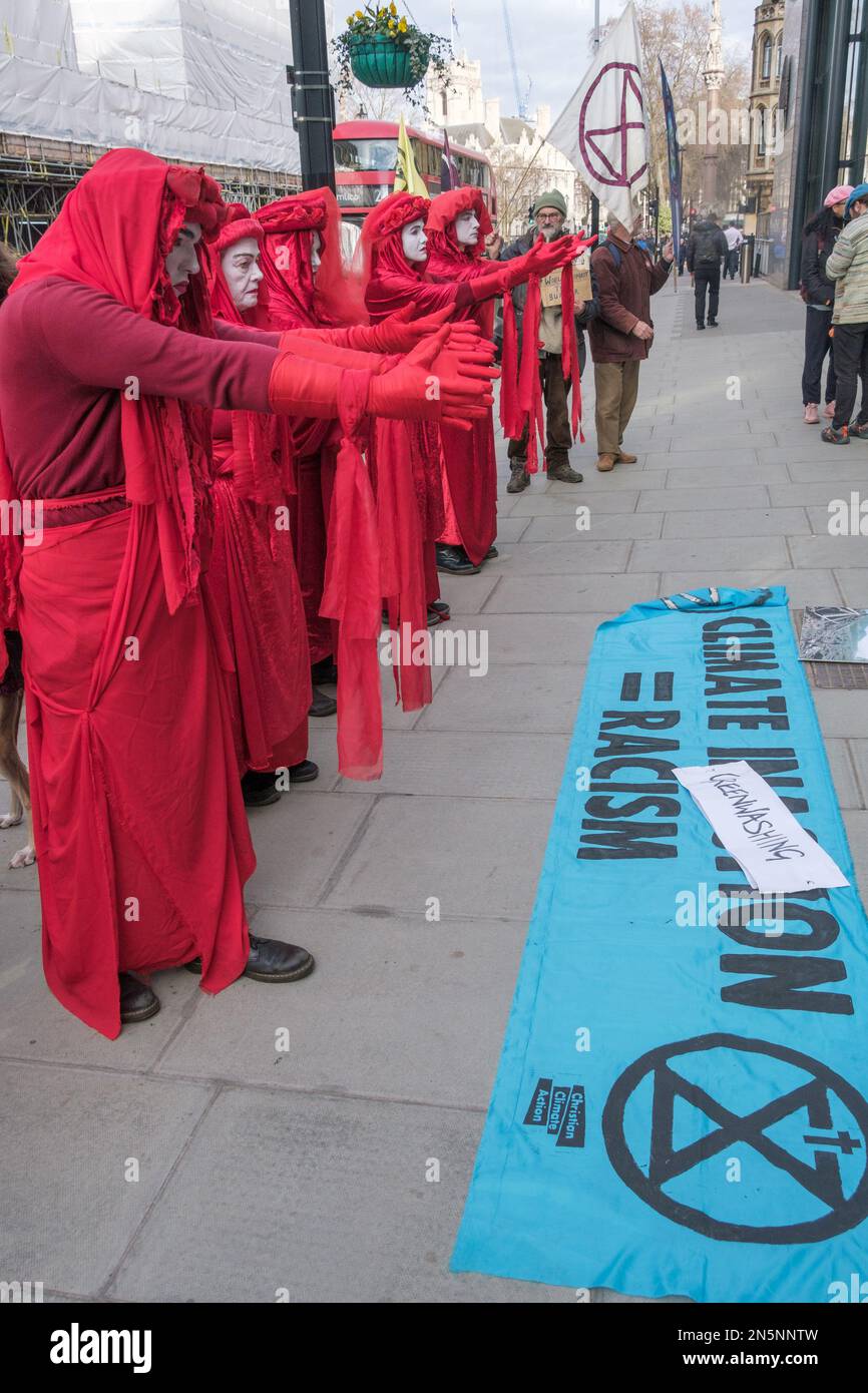 London, UK. 9 Feb 2023. As the protest calling for an end to renewable ...