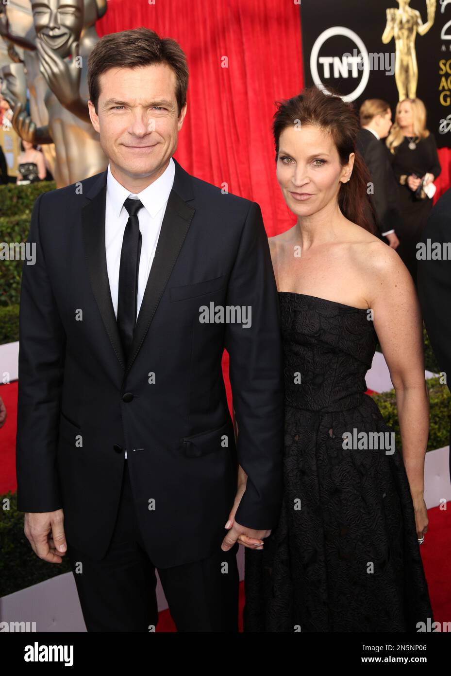 Jason Bateman and Amanda Anka arrive at the 20th annual Screen Actors ...