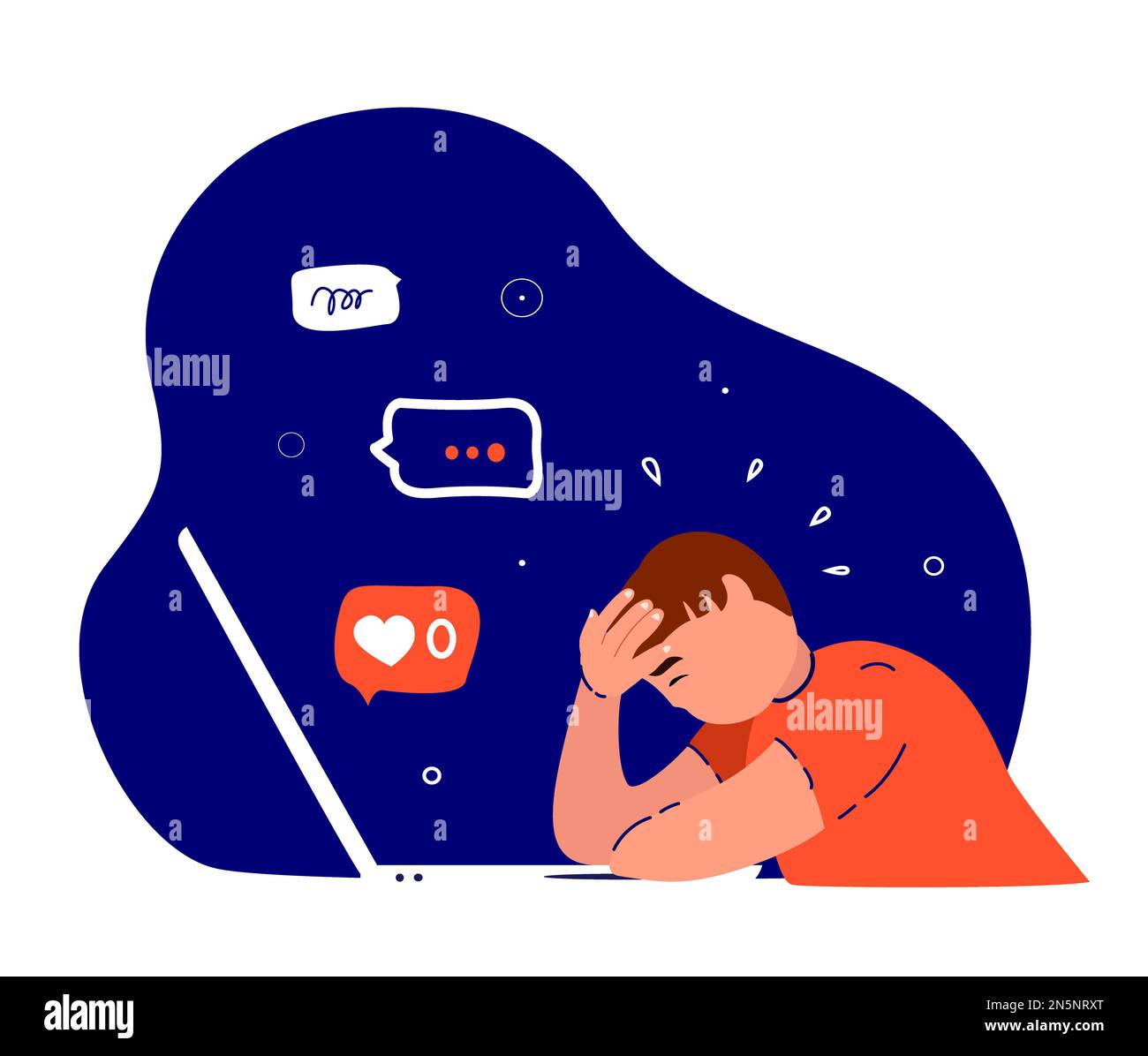 Afraid Nervous Worried Children,Panic Attack.Disappointed Depressed ...