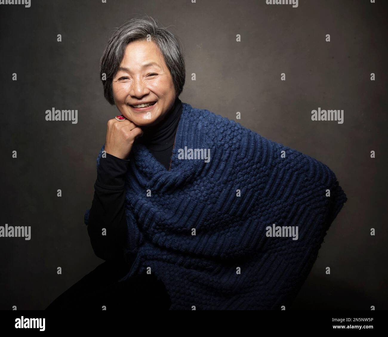 Pei-pei Cheng poses for a portrait at Quaker Good Energy Lodge with ...