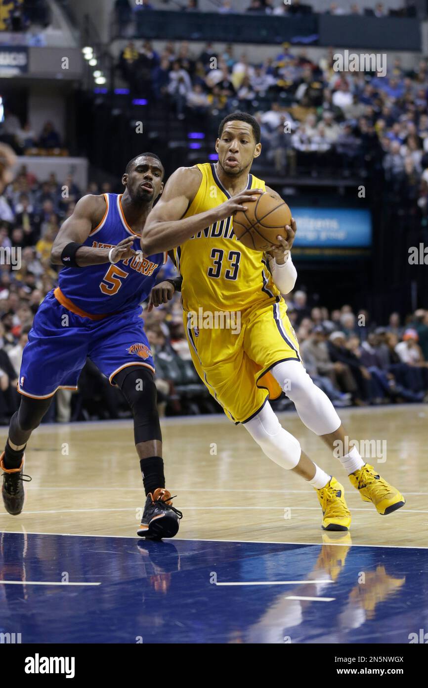 Indiana Pacers forward Danny Granger, right, New York Knicks guard Tim ...