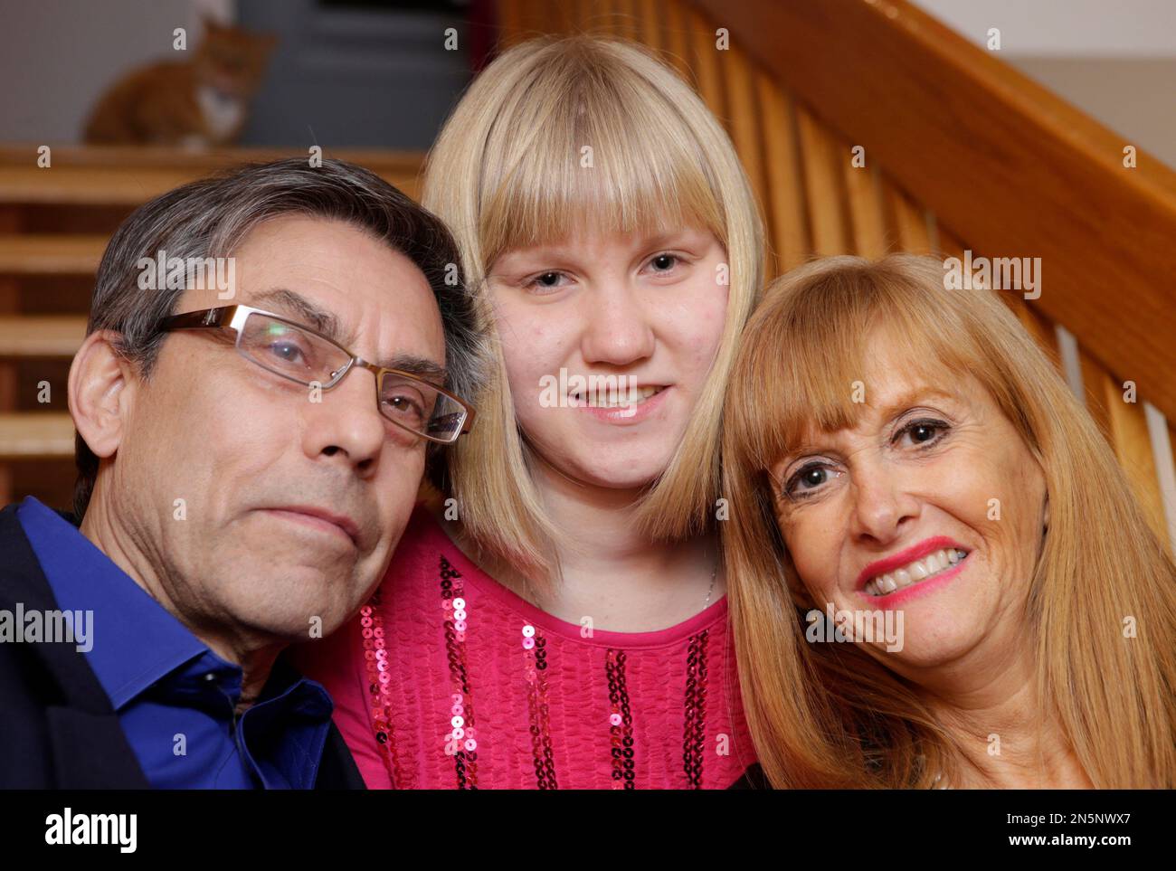 Mark Braverman, his wife, Jane Waldman, and their daughter Elaina, 12 ...