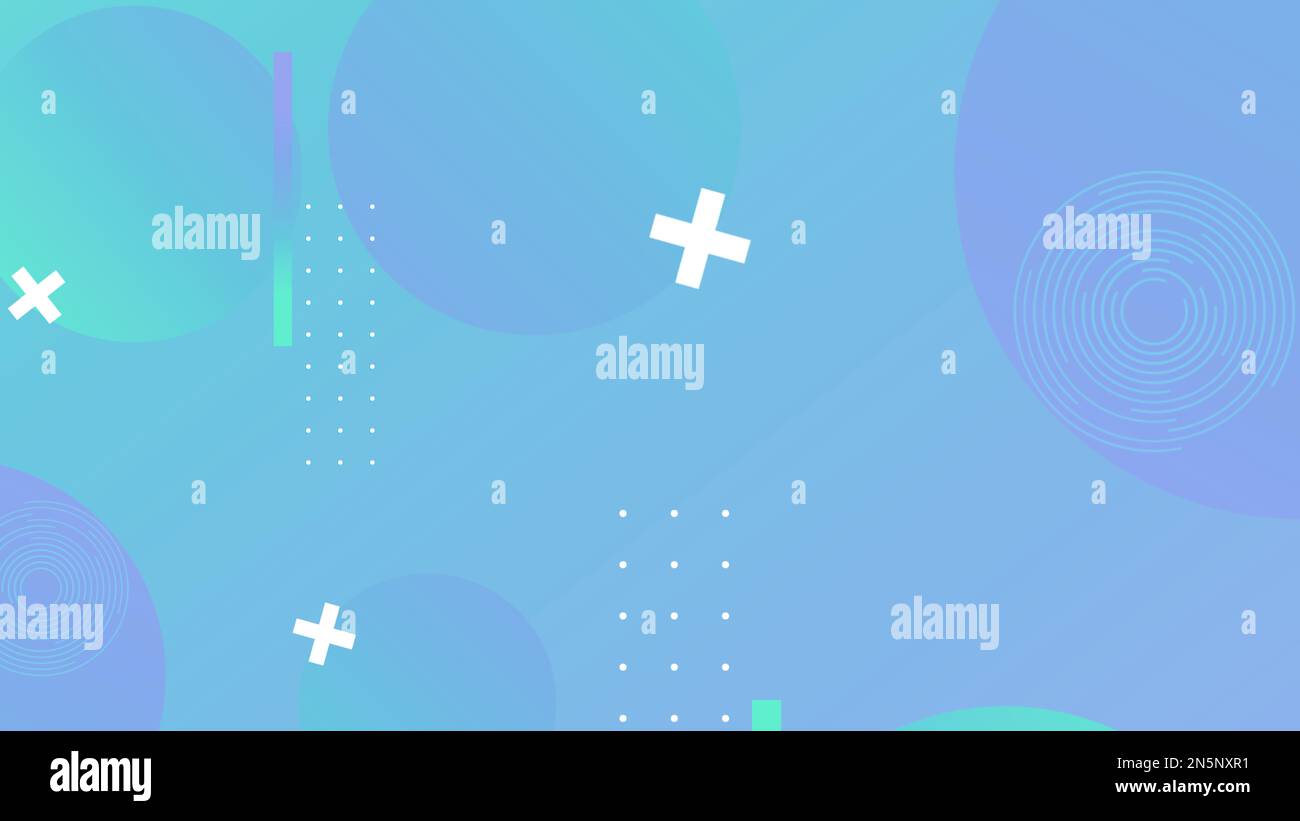 Colorful abstract geometric shape pattern illustration in retro style ...