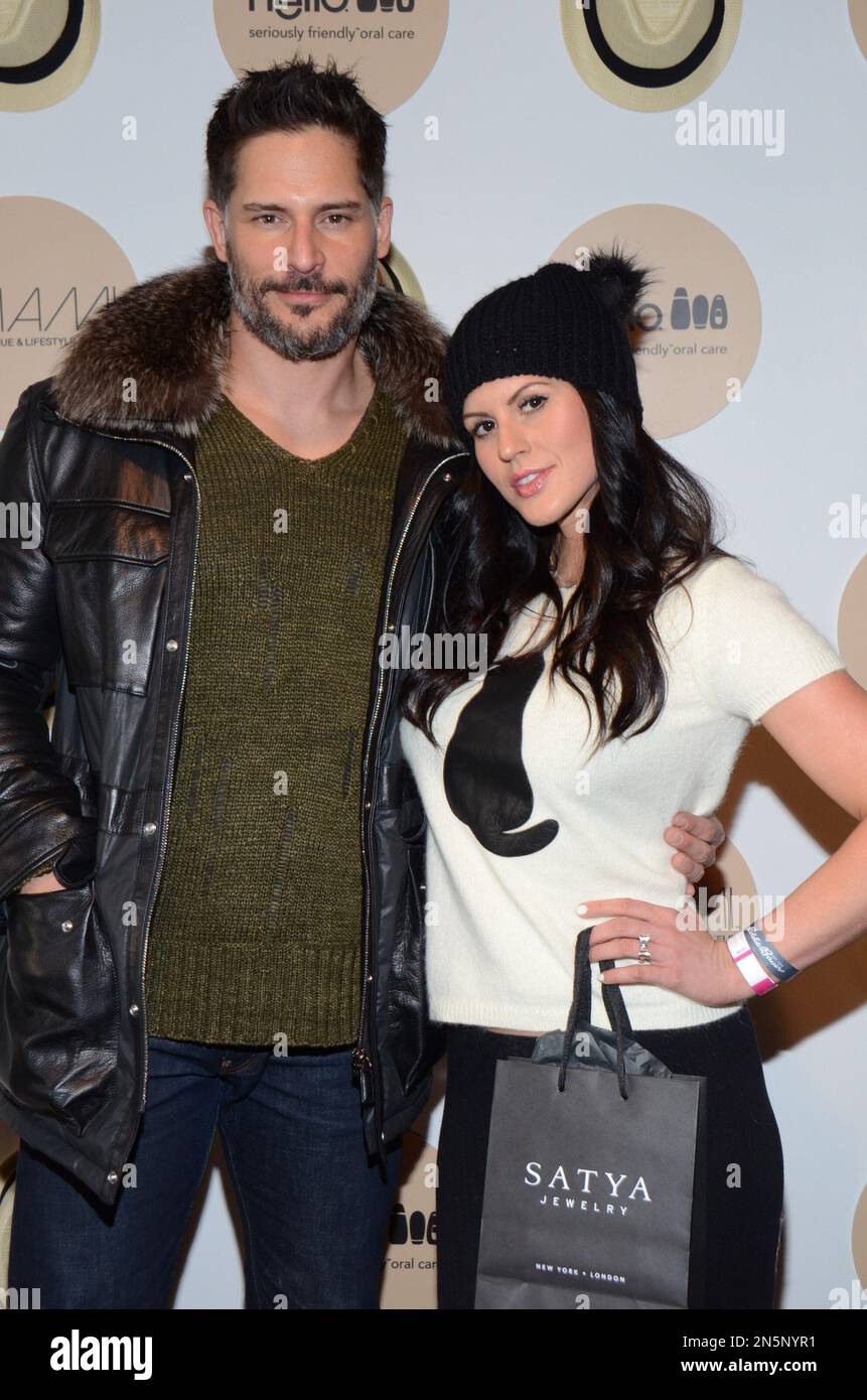 Joe Manganiello and Bridget Peters seen at "It's So Miami" Lounge, on ...