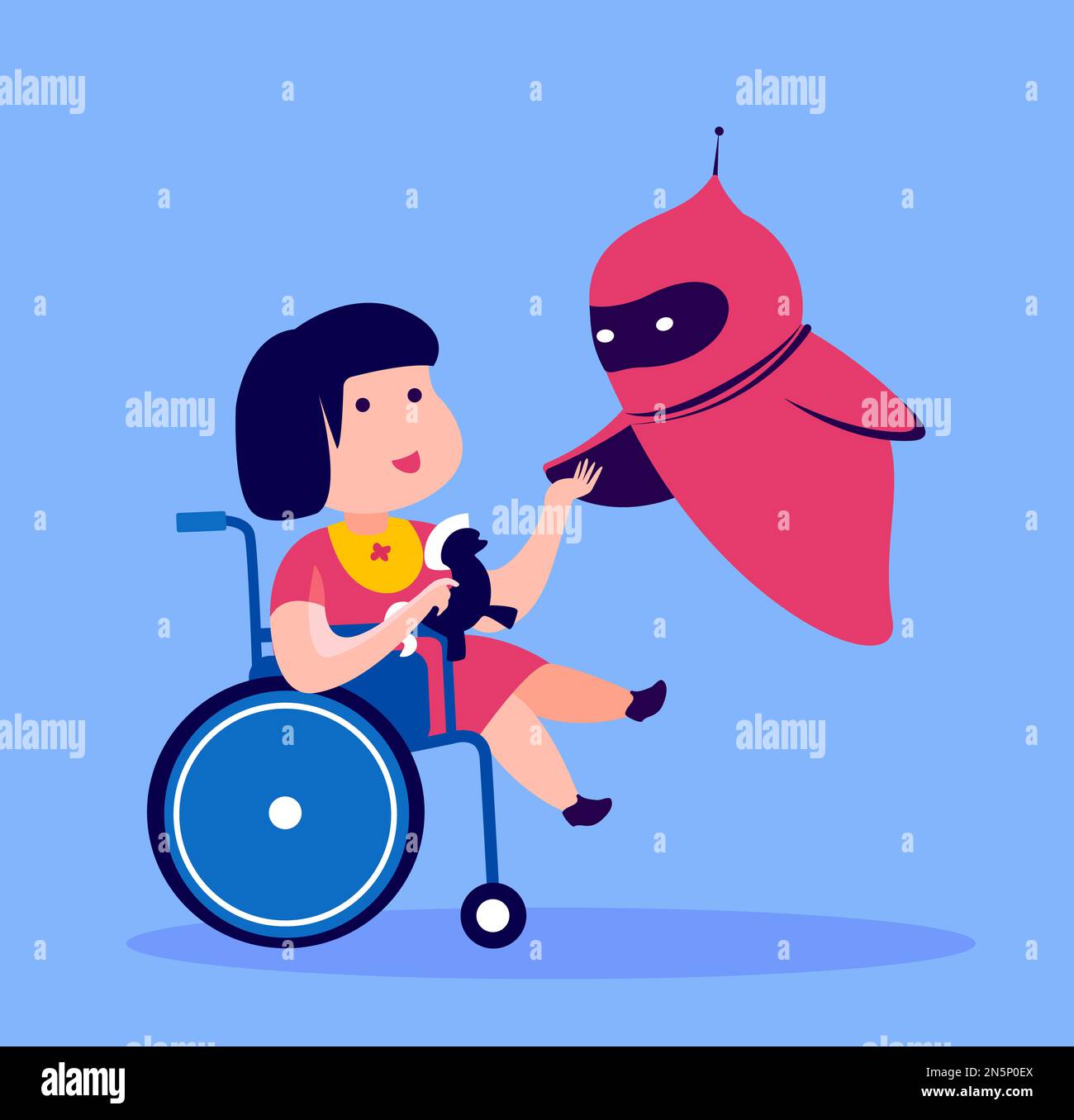 Robot help wheelchair hi-res stock photography and images - Alamy