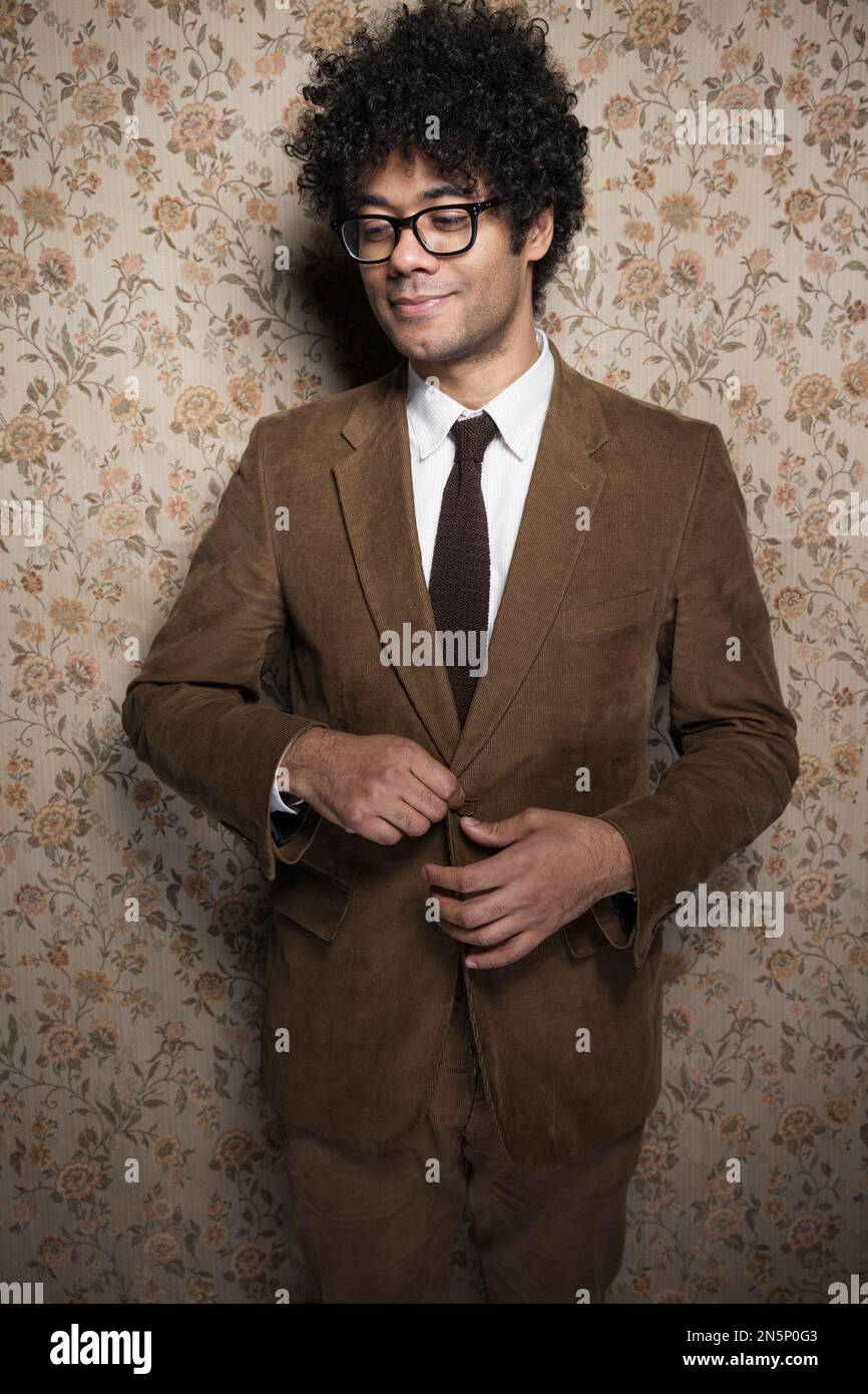 Richard Ayoade poses for a portrait at Quaker Good Energy Lodge with ...