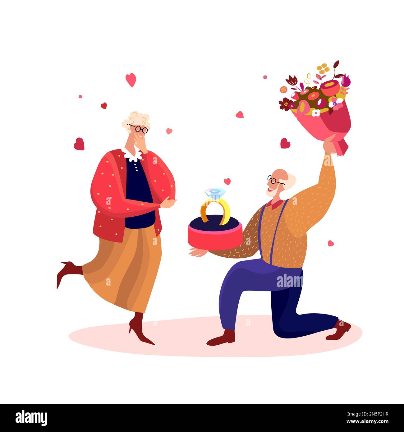 Old aged love Cut Out Stock Images & Pictures - Alamy