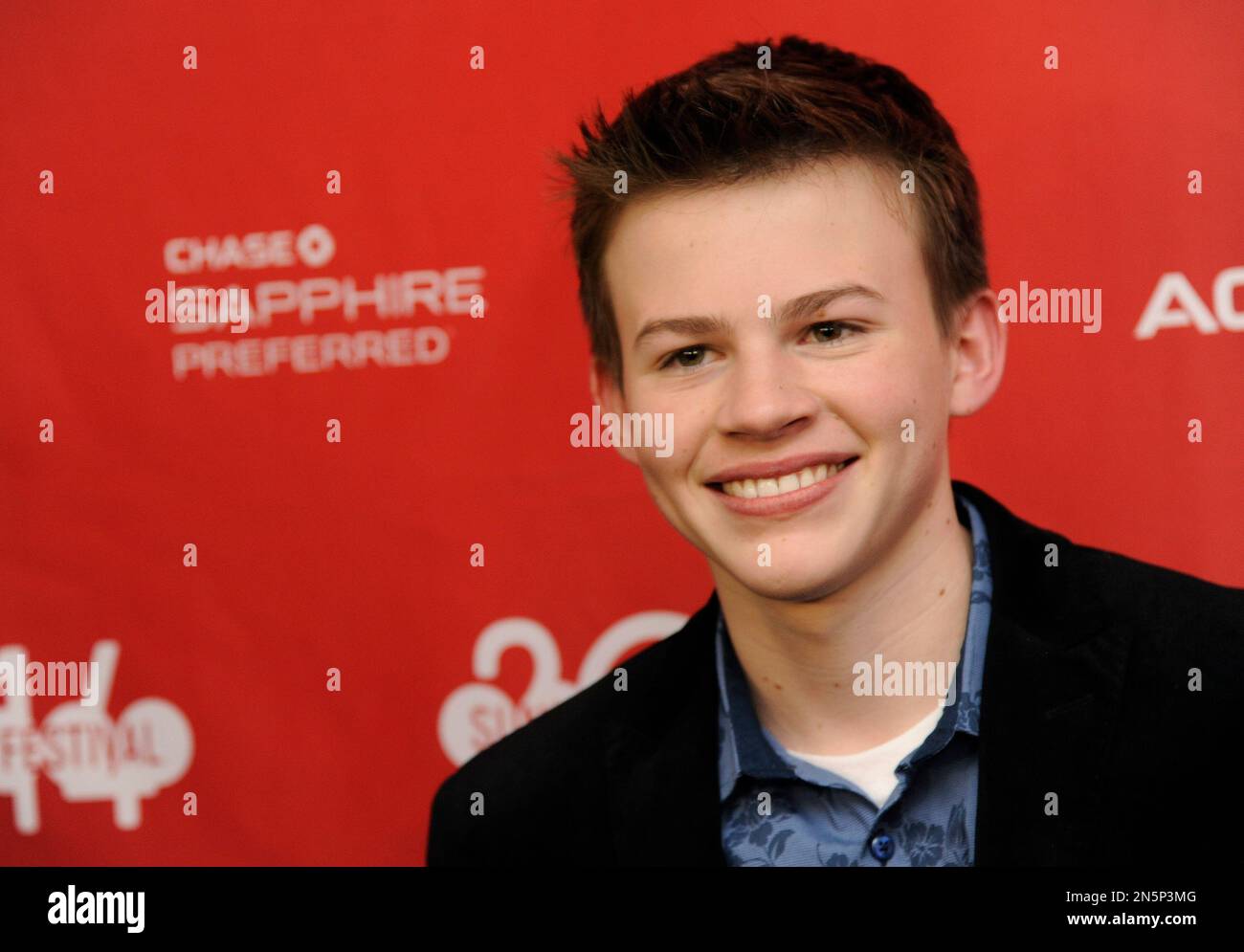 Josh Wiggins, who makes his feature film debut in "Hellion," poses at ...