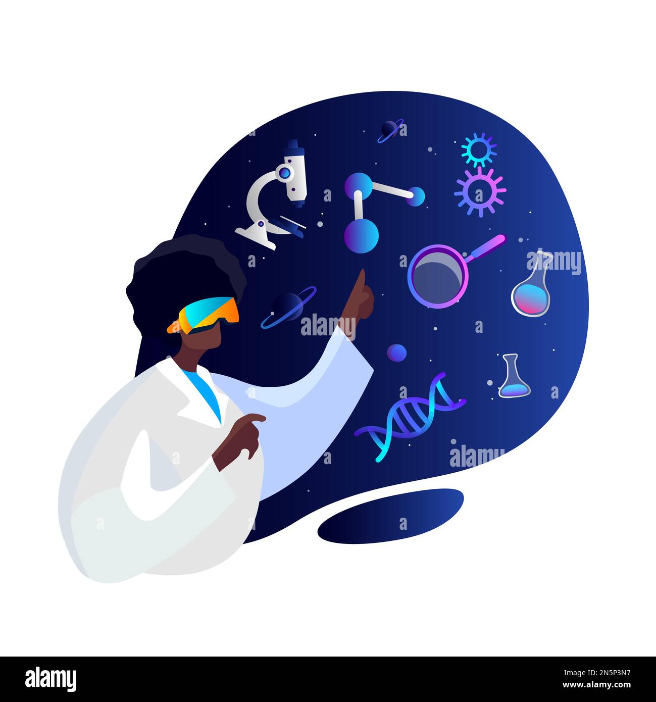 Vr for science Cut Out Stock Images & Pictures - Alamy