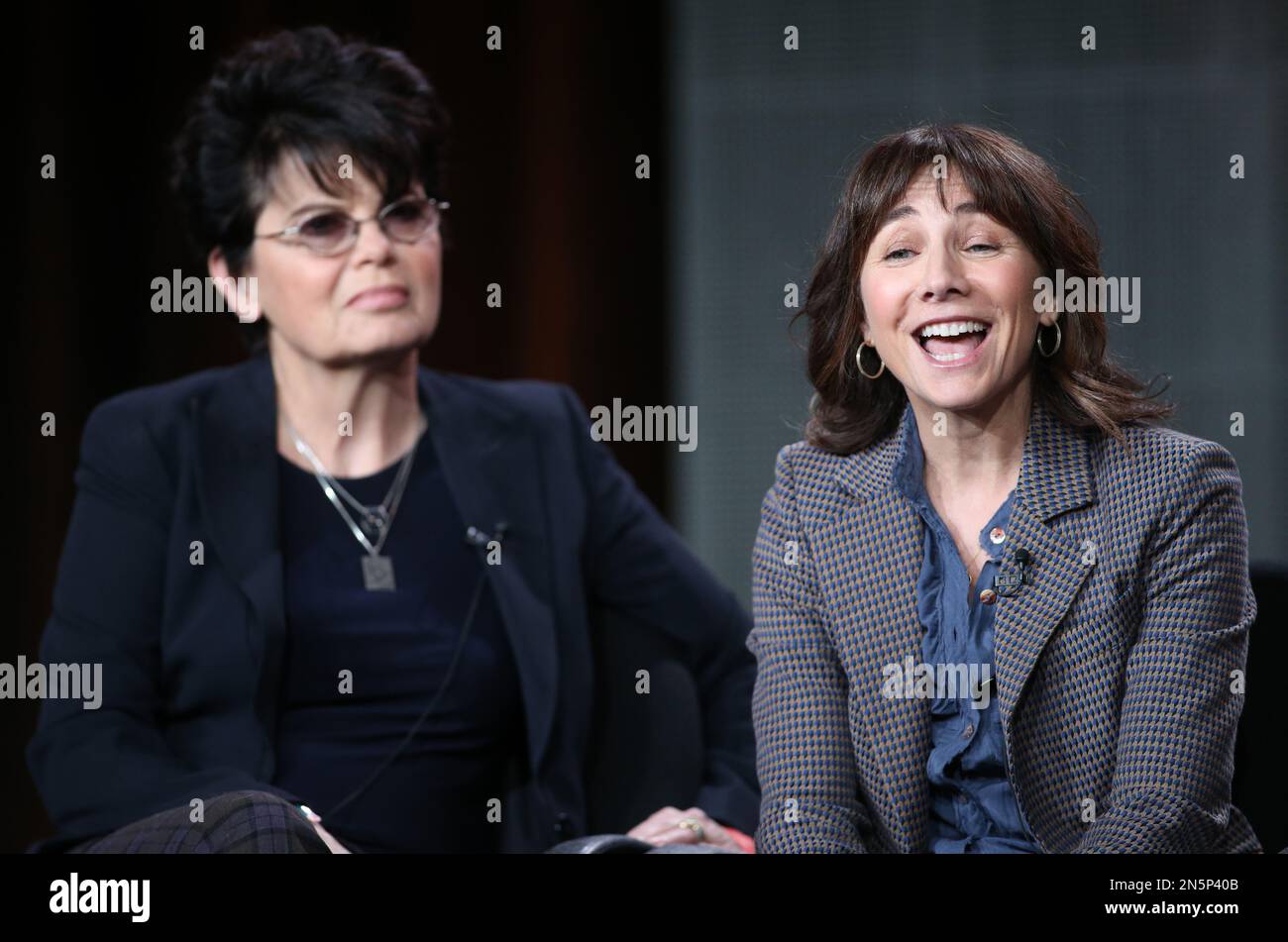 Executive producers Amy Holden Jones, left, and Ilene Chaiken ...