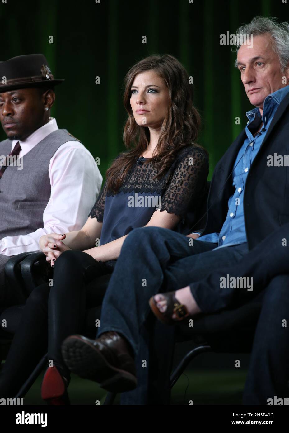 From left, Omar Epps, Devin Kelley and Matt Craven participate in the ...