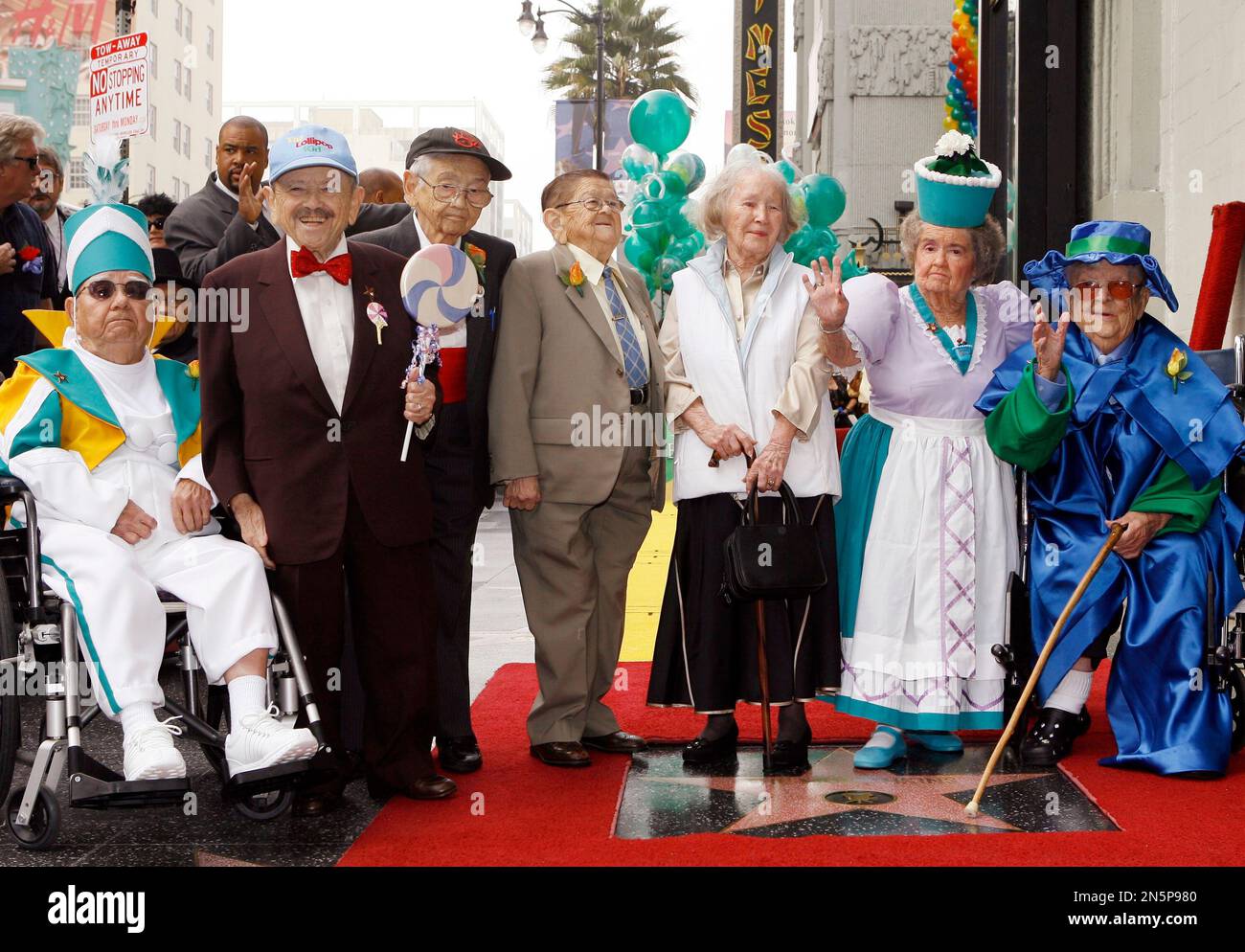 FILE - In this Nov. 20, 2007, file photo, The Munchkins from "The ...