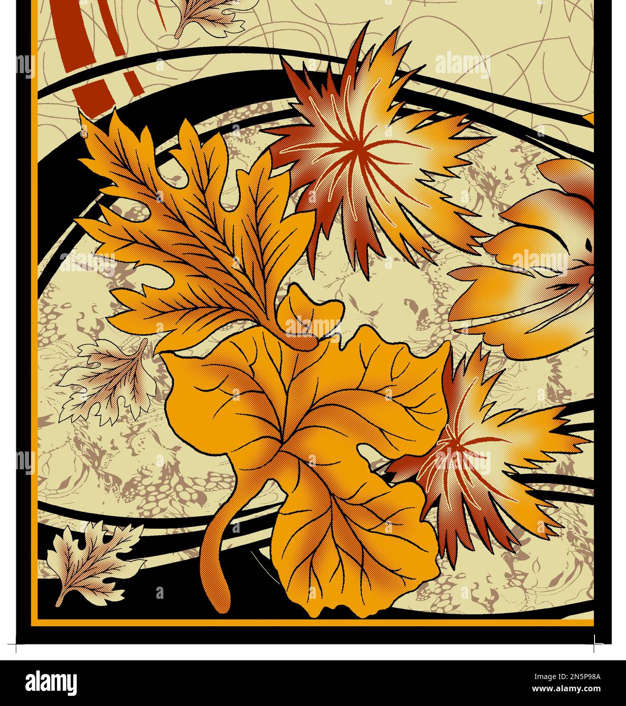 Traditional ethnic geometric shapes border Mughal art baroque ...