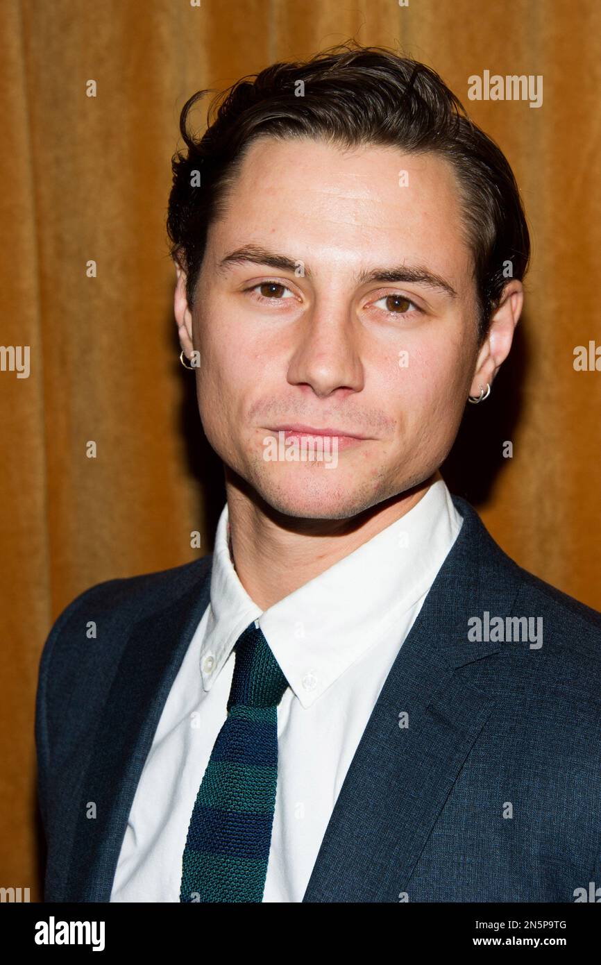 Augustus Prew attends the premiere of the Discovery Channel's "Klondike ...