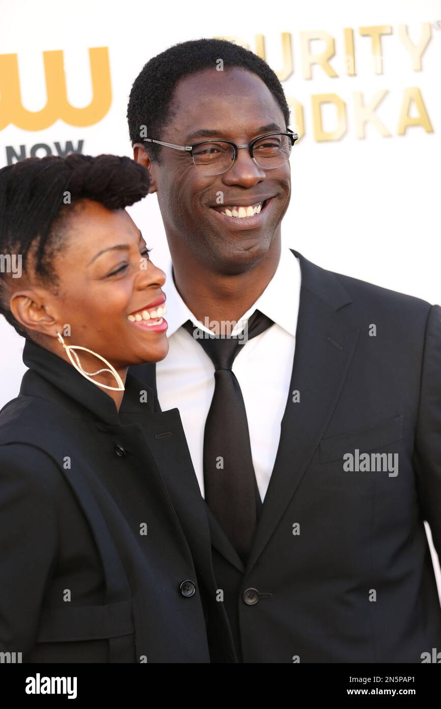 Jenisa Garland, left, and Isaiah Washington arrive at the 19th annual ...