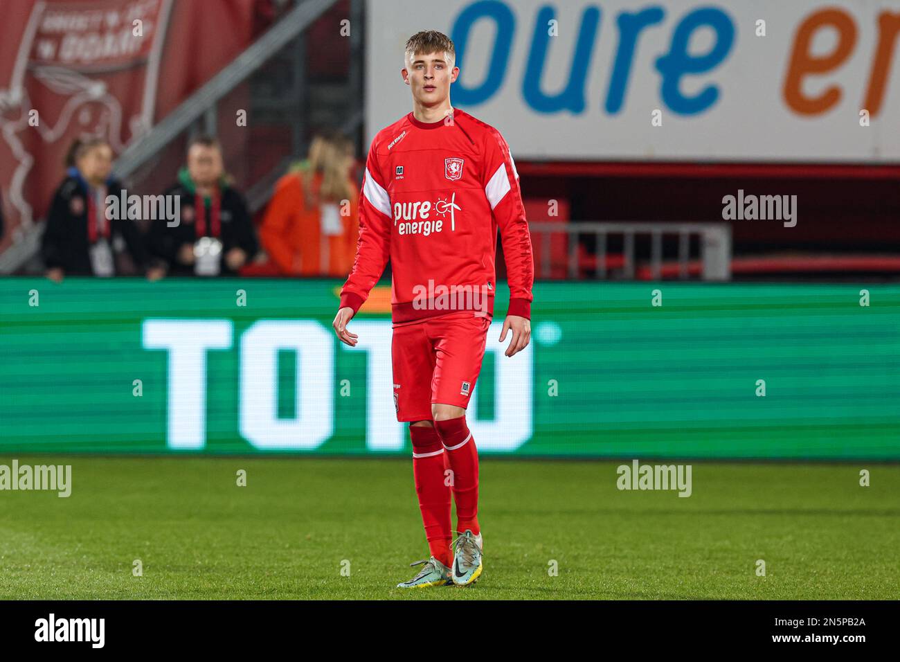 ENSCHEDE, NETHERLANDS - FEBRUARY 9: Max Bruns of FC Twente during the ...