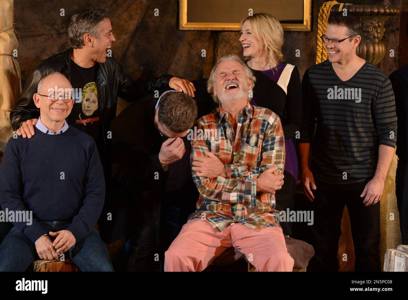 From left, Bob Balaban, George Clooney, John Goodman, Bill Murray, Cate ...