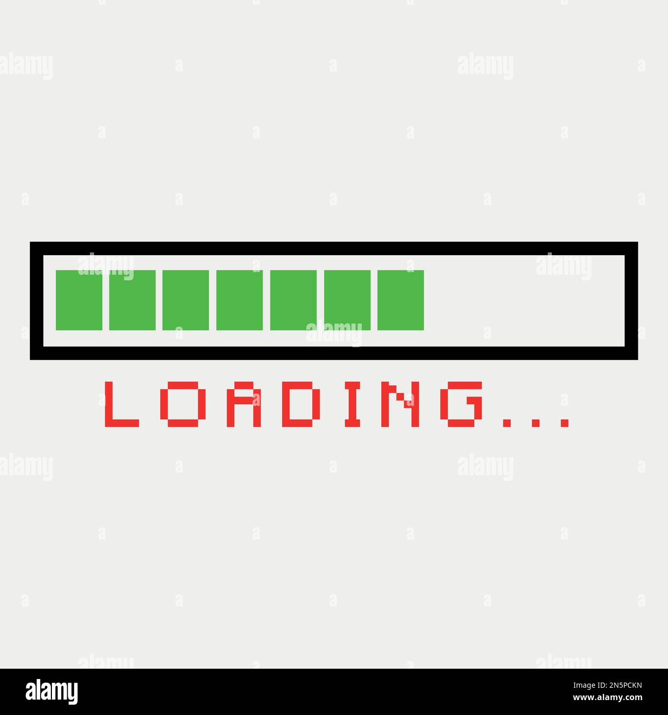 Loading bar vector illustration Stock Vector Image & Art - Alamy