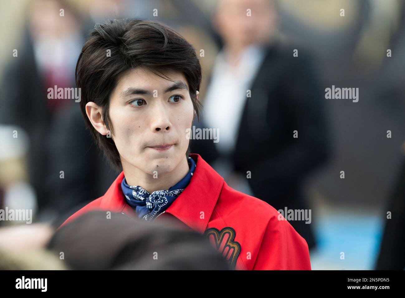 Japanese actor and singer Haruma Miura attends the Louis Vuitton men's ...