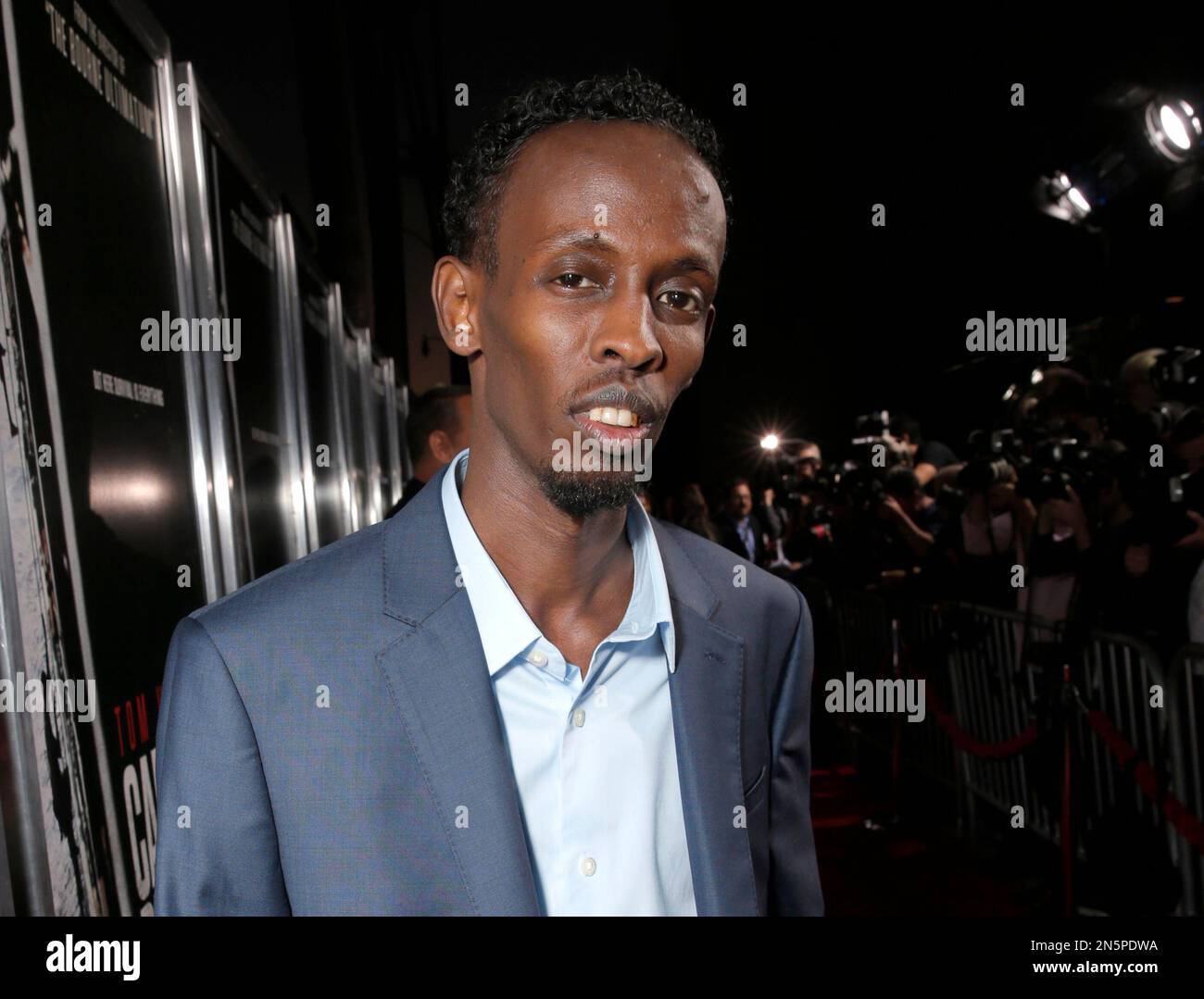 FILE - This Sept. 30, 2013 file photo shows Barkhad Abdi at the special ...