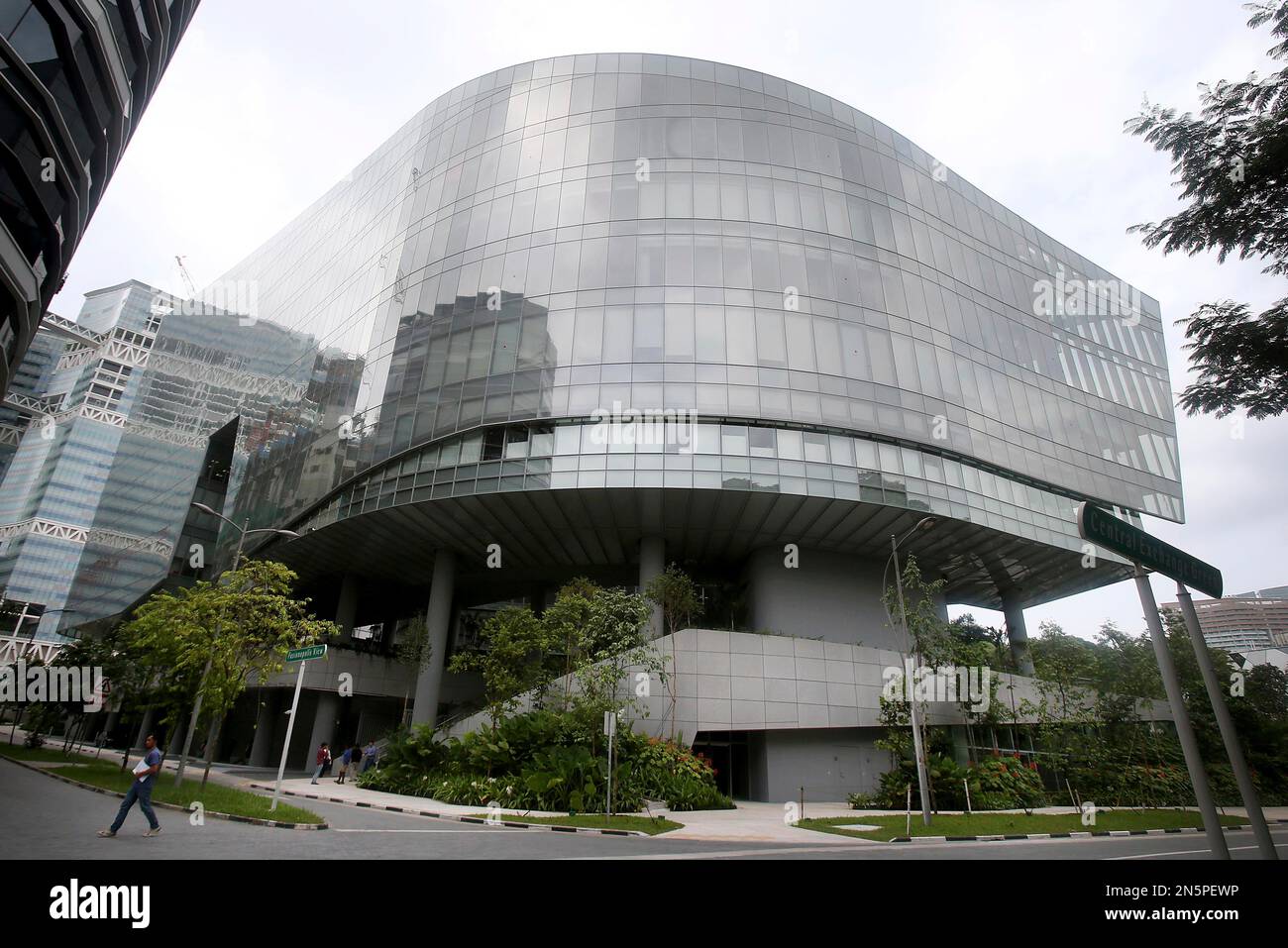 The exterior of the "Sandcrawler" building is seen, Thursday, Jan. 16 ...