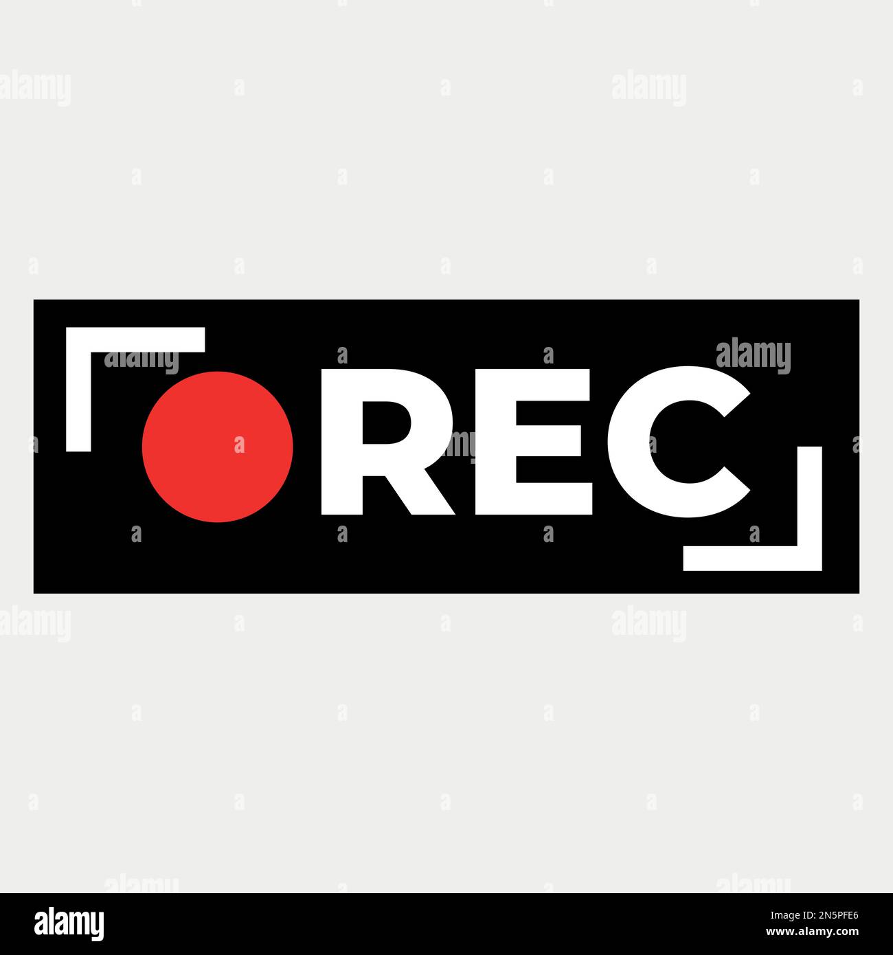 Recording Button Vector illustration Stock Vector Image & Art - Alamy