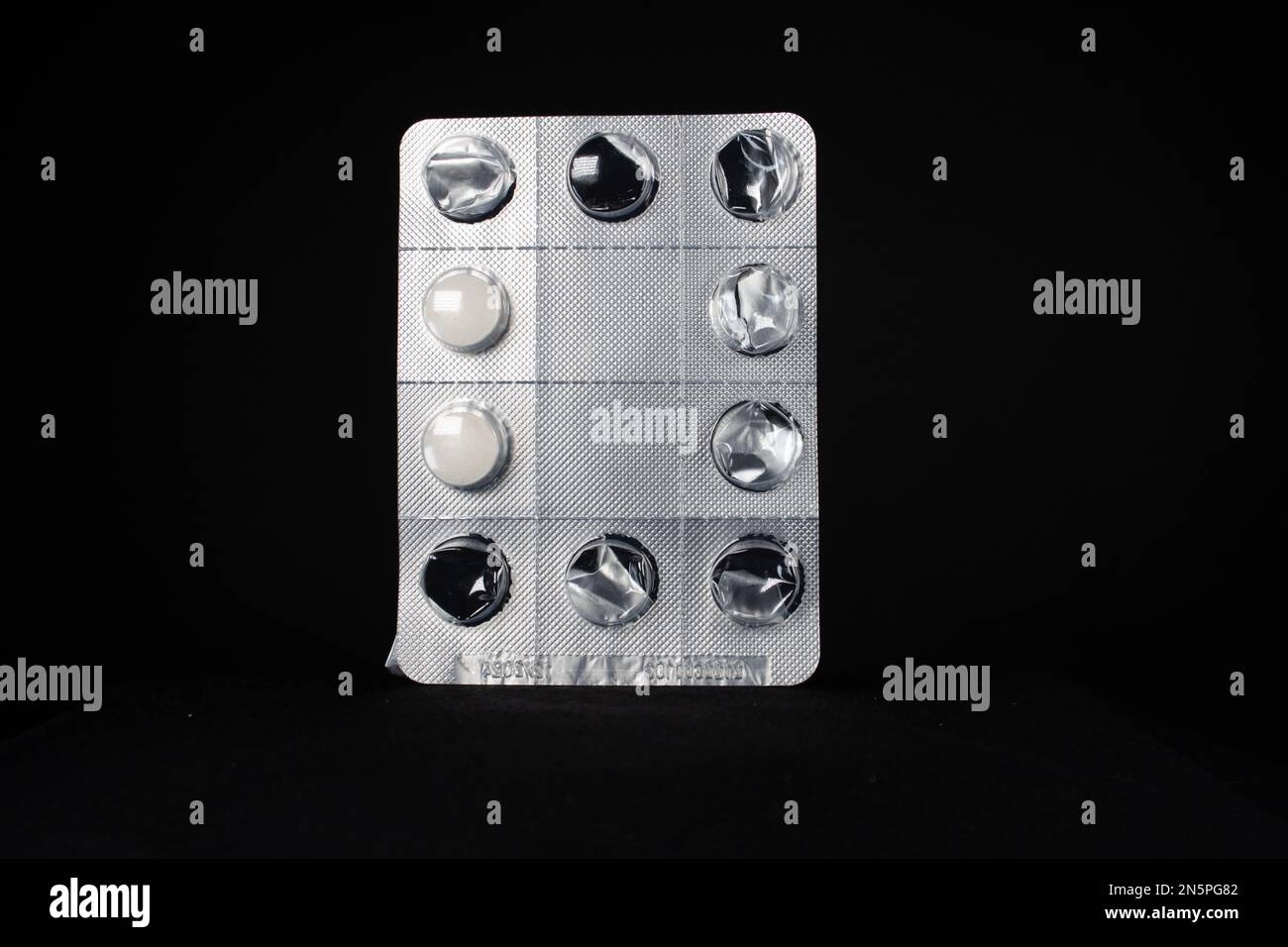 EXETER, DEVON, UK - JANUARY 10, 2023 used Ilvico blister pack pre ...