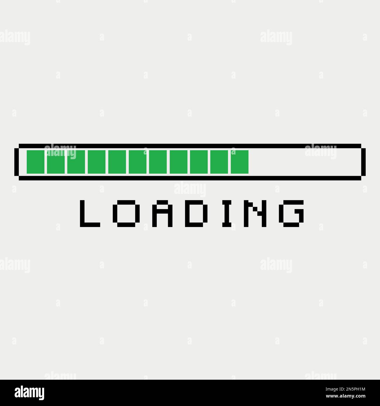 Loading bar vector illustration Stock Vector Image & Art - Alamy