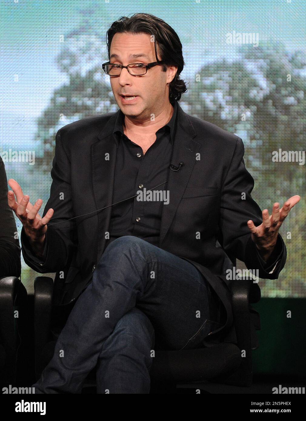 Executive producer Jason Rothenberg participates in "The 100" panel at ...