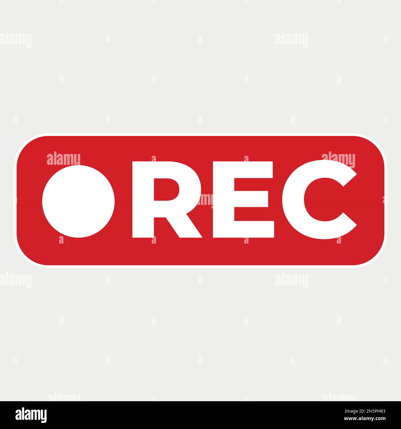 Recording Button Vector illustration Stock Vector Image & Art - Alamy