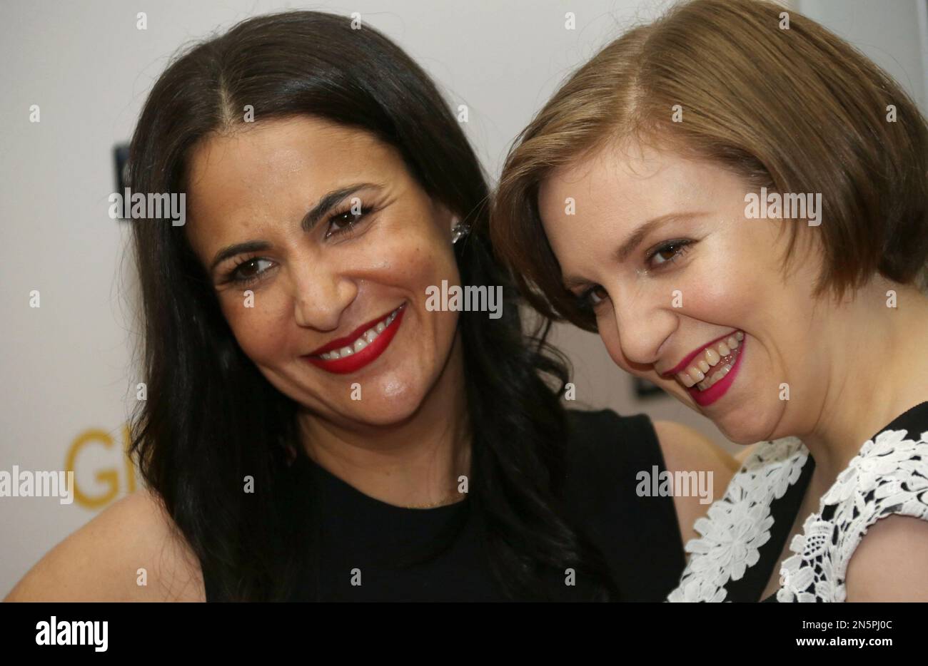 Actresses from left, Jenni Konner and Lena arrive for the UK Premiere ...