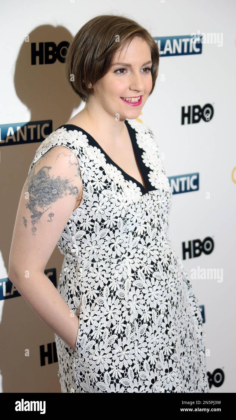 Actress Lena Dunham arrives for the UK Premiere of the third season of ...