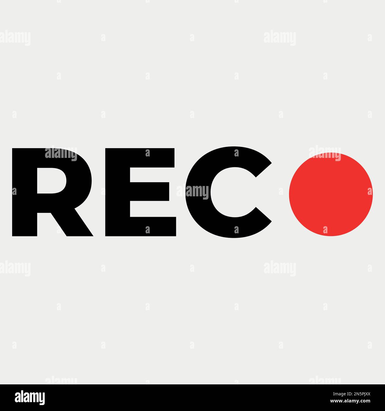 Recording Button Vector illustration Stock Vector Image & Art - Alamy