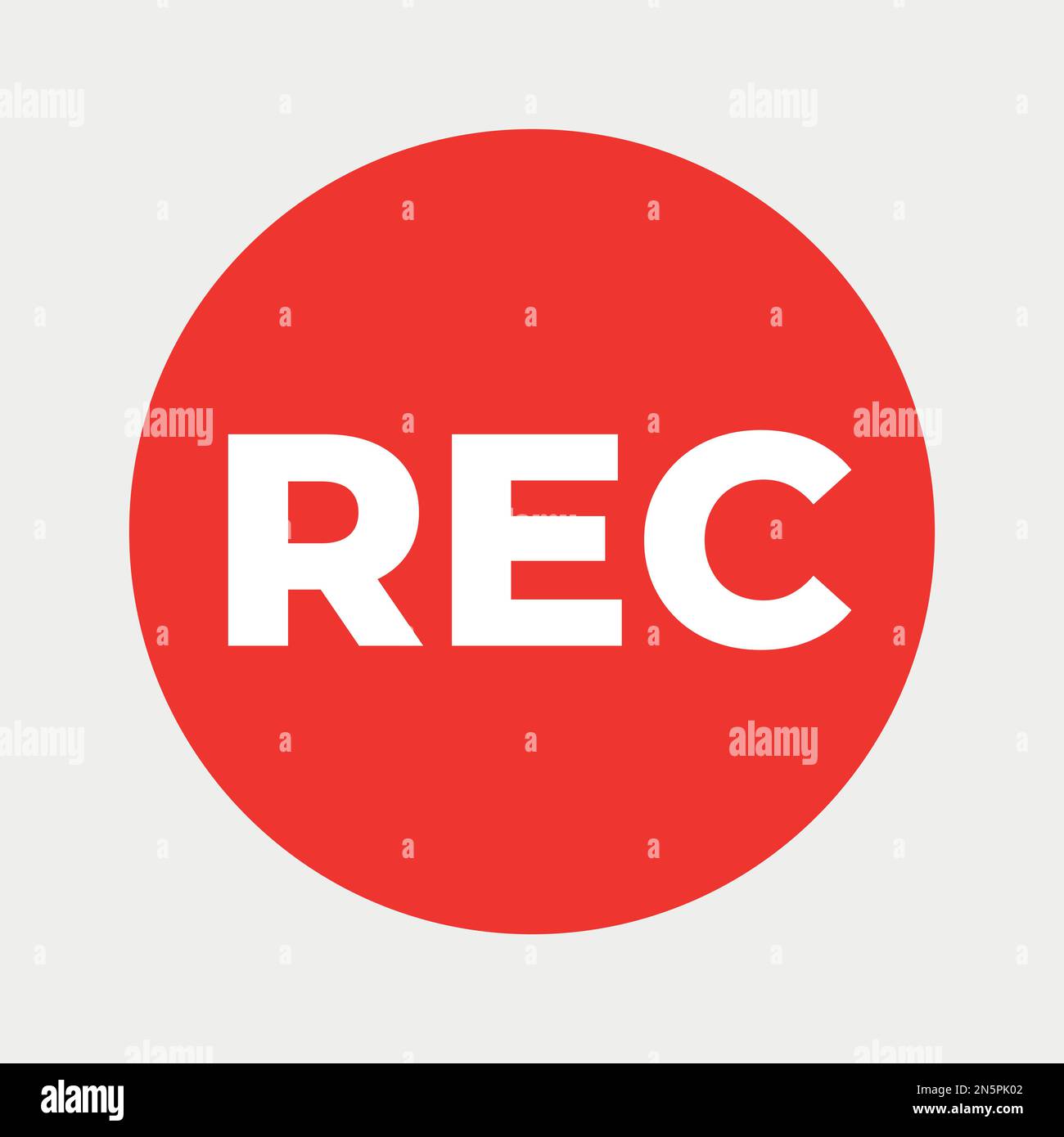 Recording Button Vector illustration Stock Vector Image & Art - Alamy