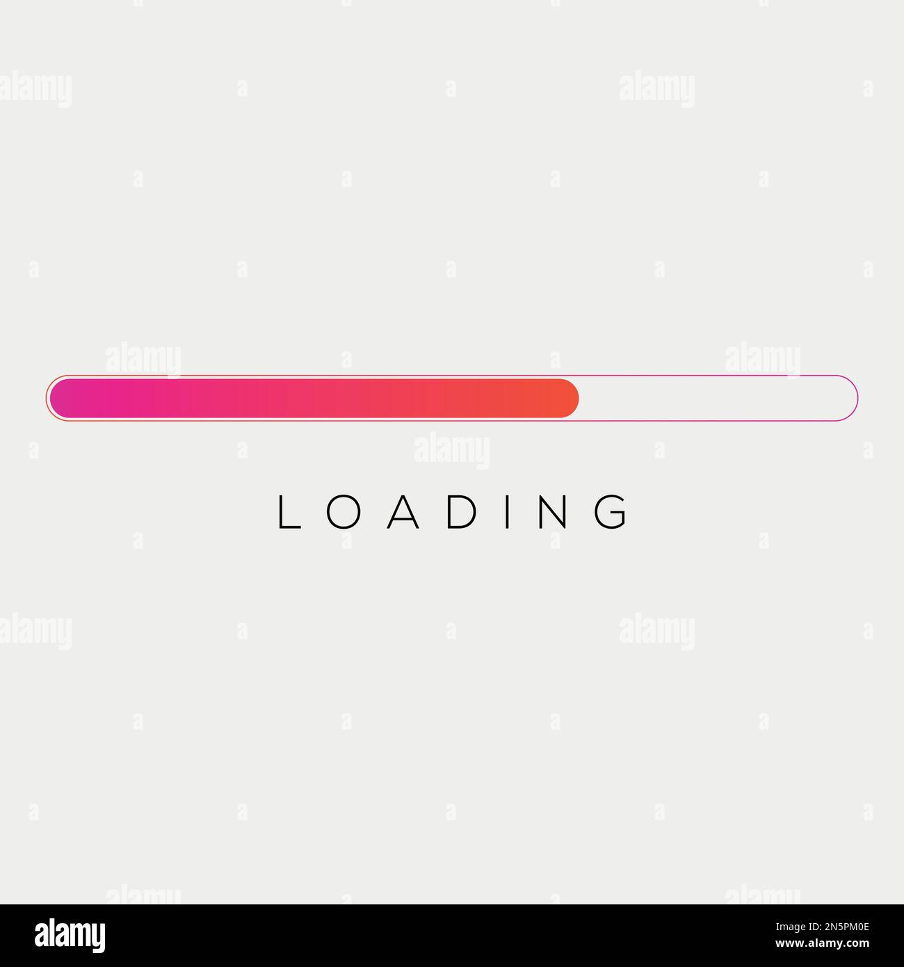 Loading bar vector illustration Stock Vector Image & Art - Alamy