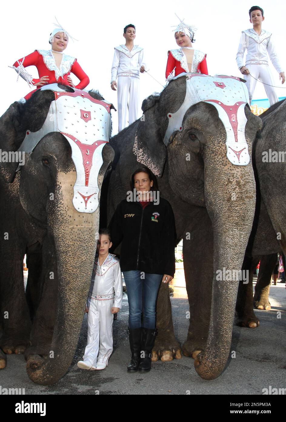 Princess Stephanie of Monaco poses during the presentation of the 38th ...