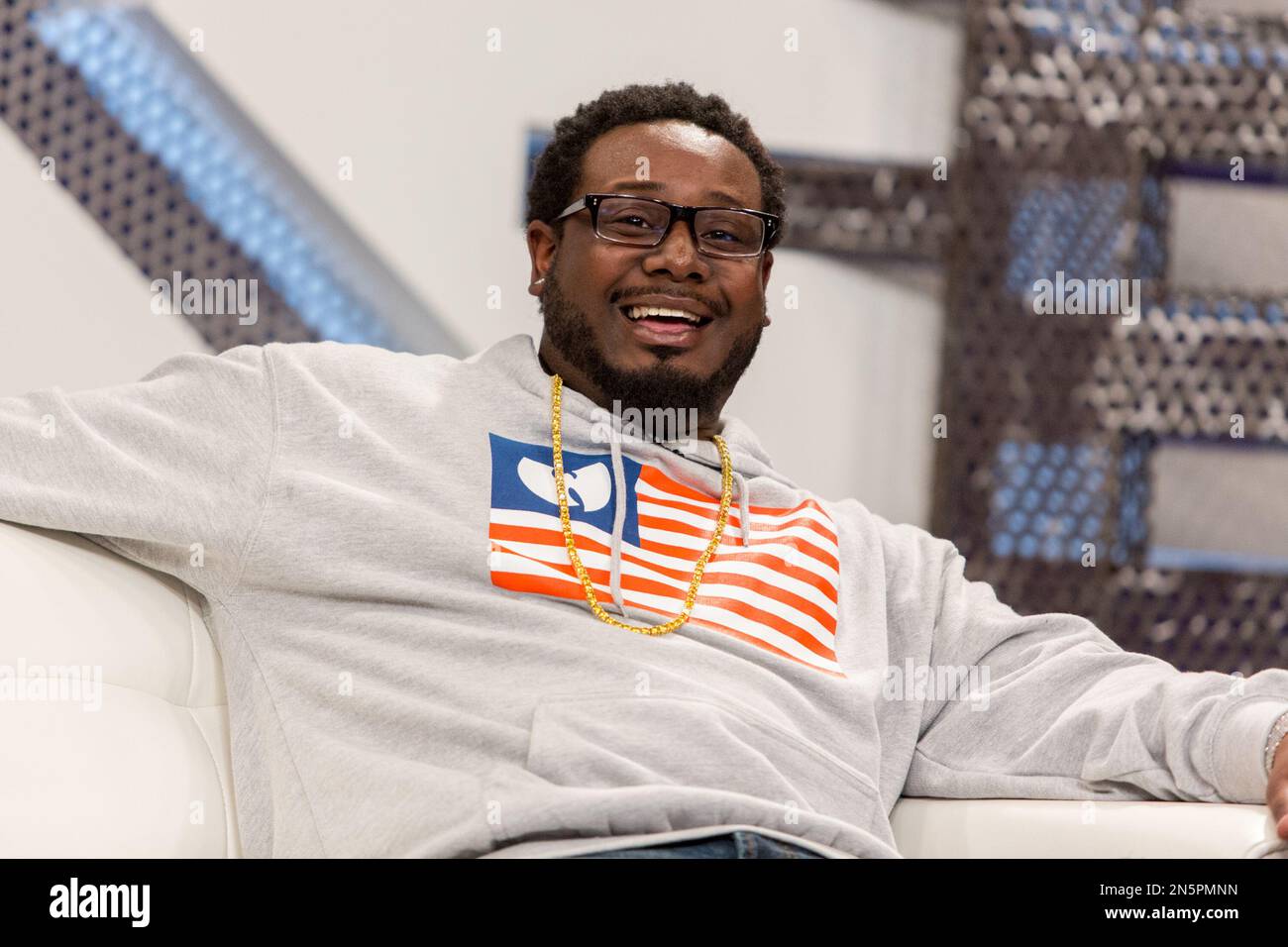 Singer T-Pain on set during filming of SKEE Live on Tuesday January 14 ...