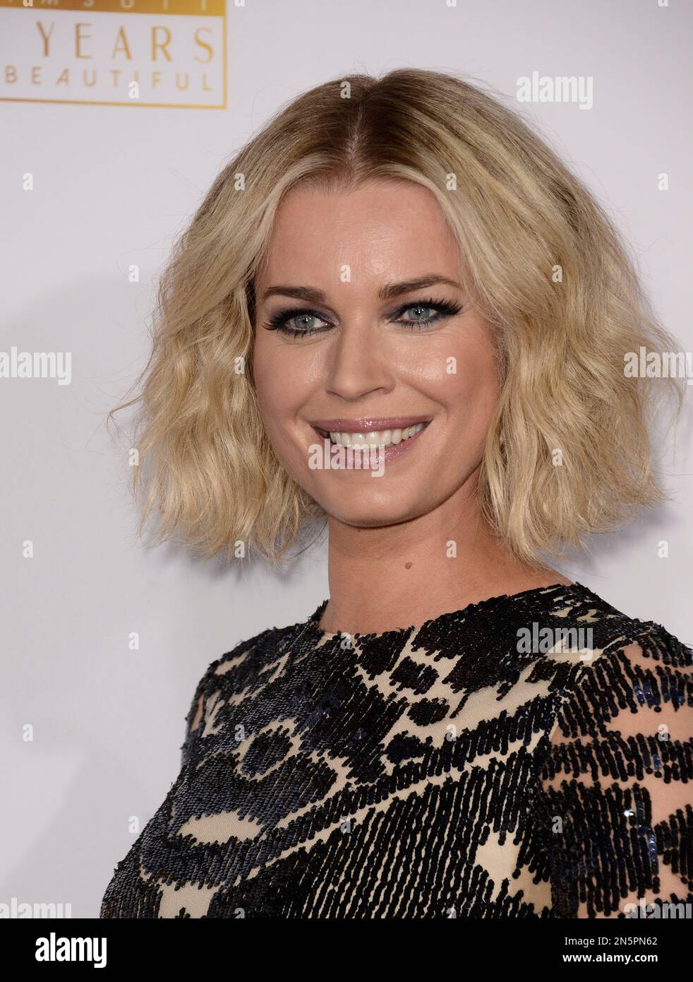 Model and actress Rebecca Romijn arrives at the "50 Years of Beautiful ...