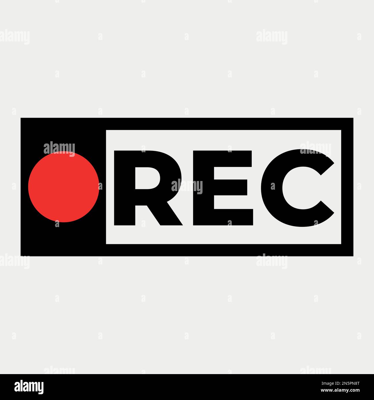 Recording Button Vector illustration Stock Vector Image & Art - Alamy