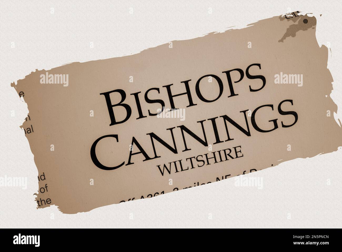 BISHOPS CANNINGS - in English vocabulary language word with reference ...