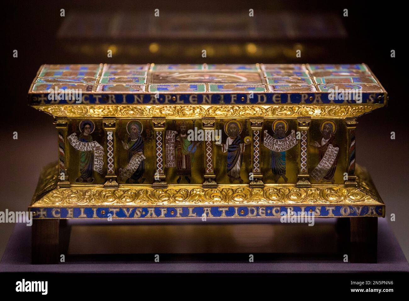 In this picture taken Jan. 9, 2014 the medieval portable altar of ...