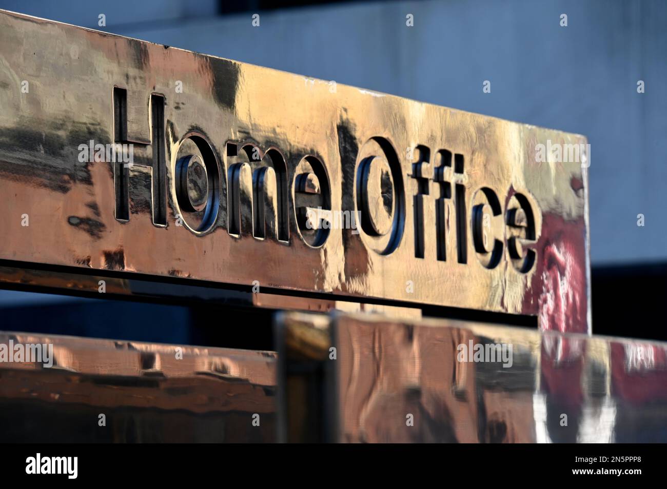 Home Office Sign, Home Office, Marsham Street, London. UK Stock Photo ...