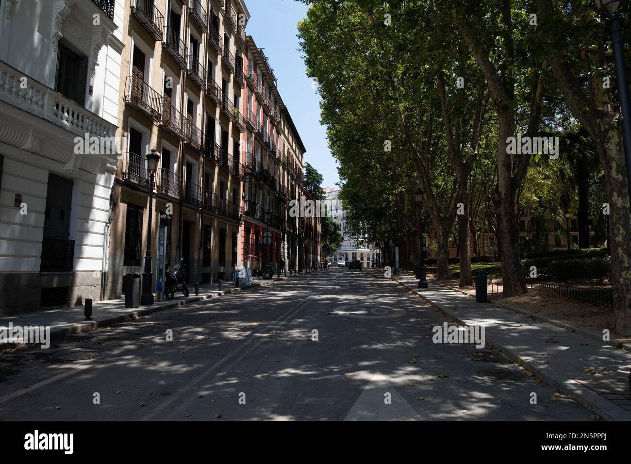 Streets of Madrid Spain Stock Photo - Alamy