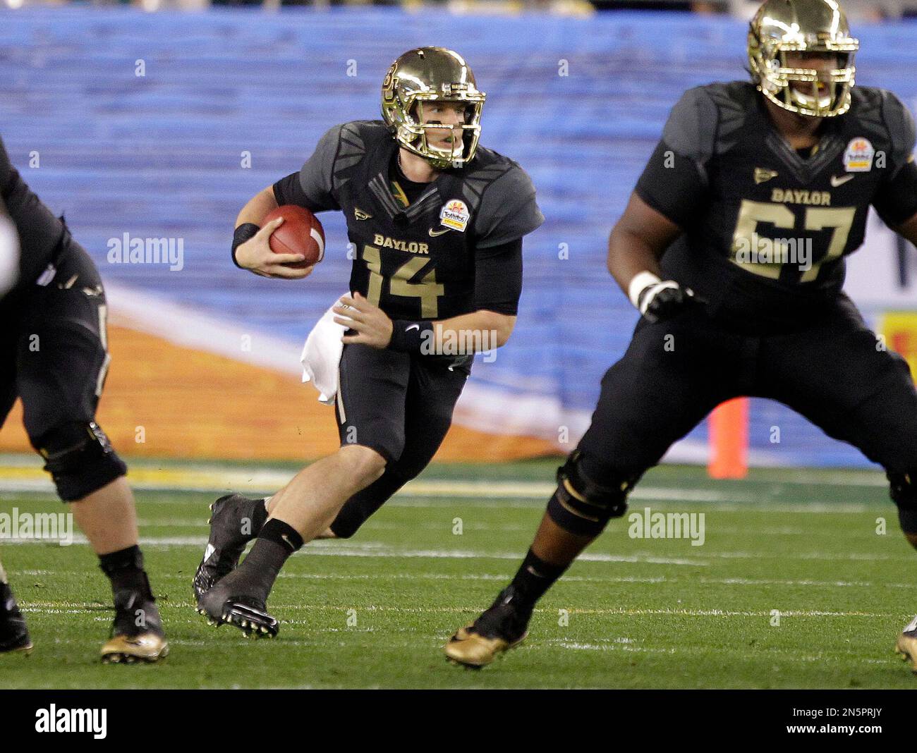 Baylor quarterback Bryce Petty (14) during the first half of the Fiesta ...