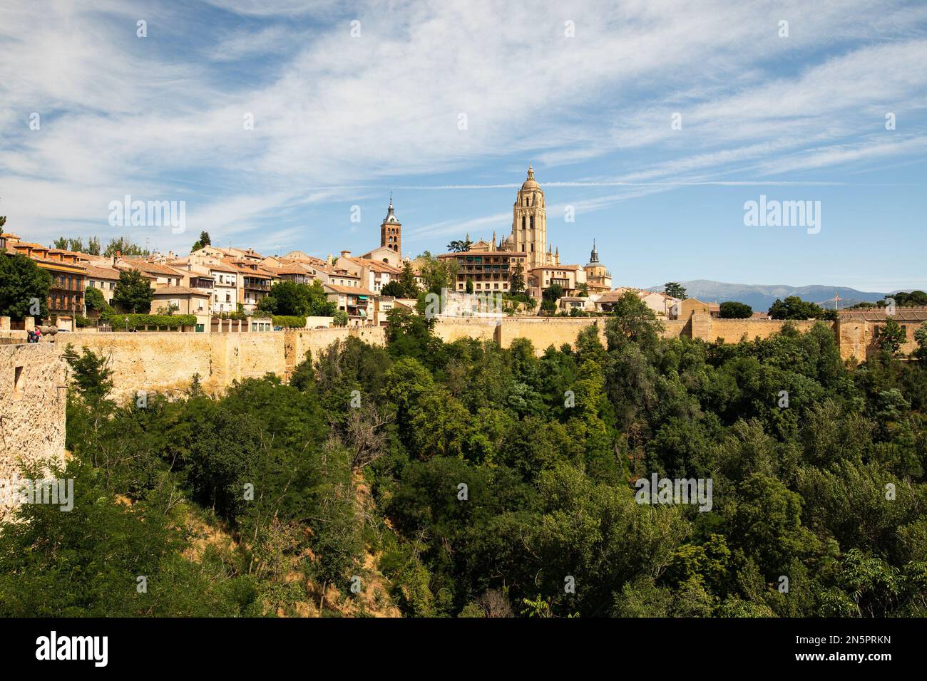 The Town of Segovia Spain Stock Photo - Alamy